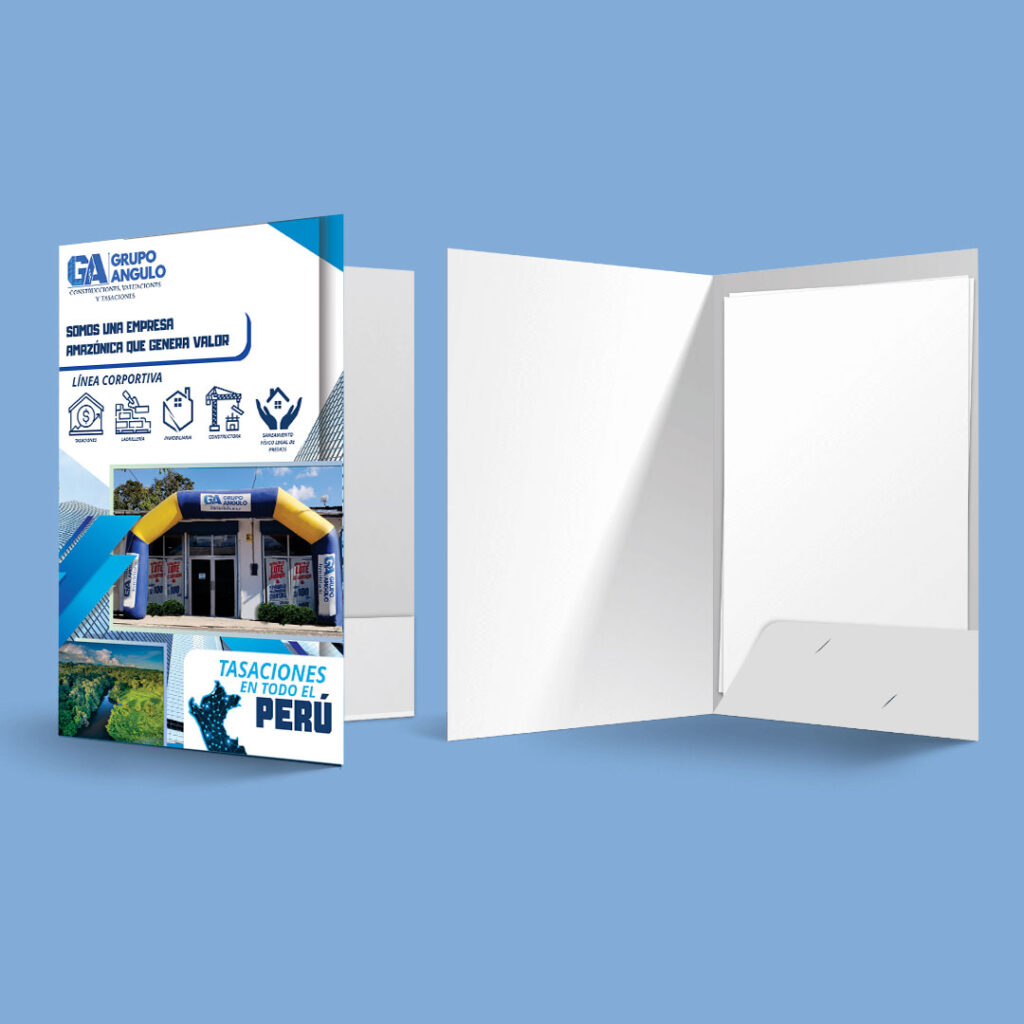 Folders corporativos personalizados | Imprenta Online Perú